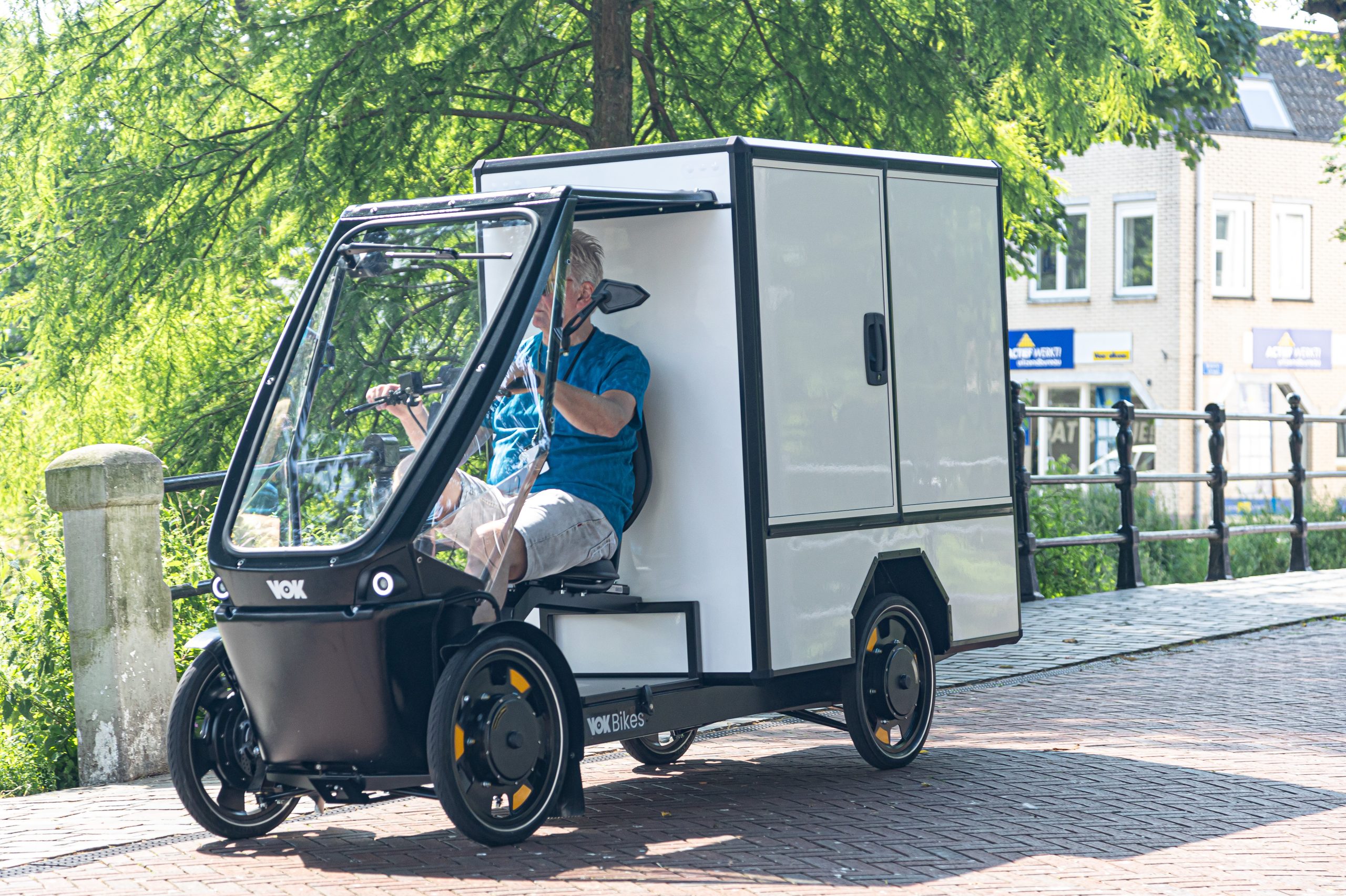 Hoe de binnenstad wordt veroverd door de VOK cargobikes - Fietsdiensten